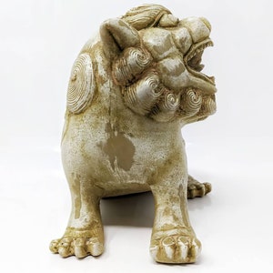 Vintage Chinese Foo Fu Dog Statue Feng Shui Guard Lion - Etsy