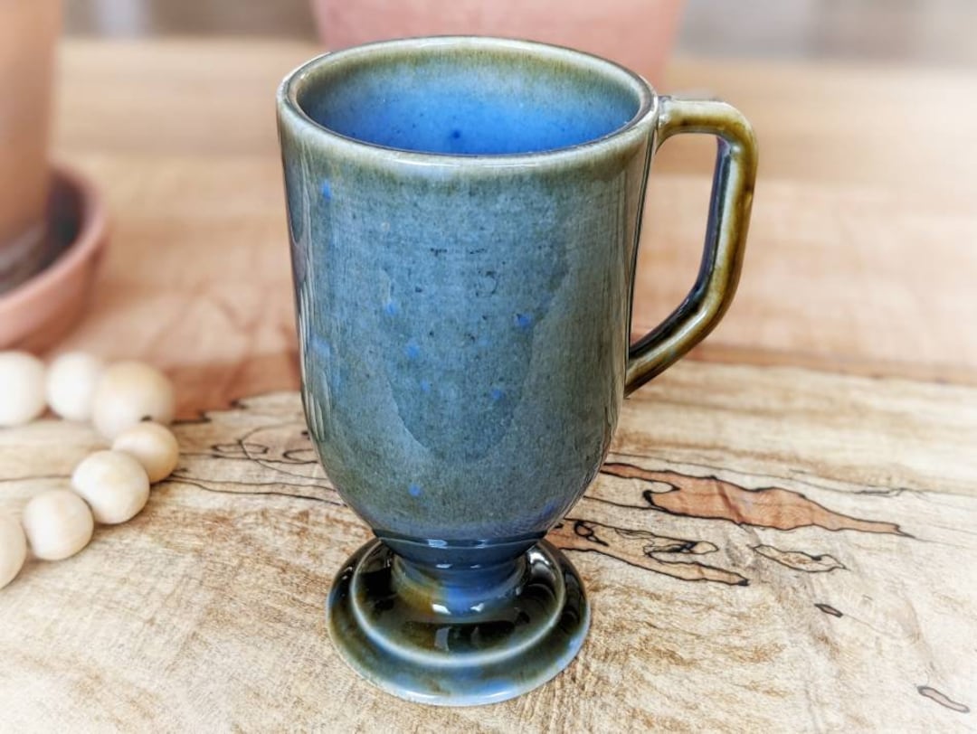 Irish Porcelain Drip Glazed Pottery Ceramic Coffee Mug - Made in ...