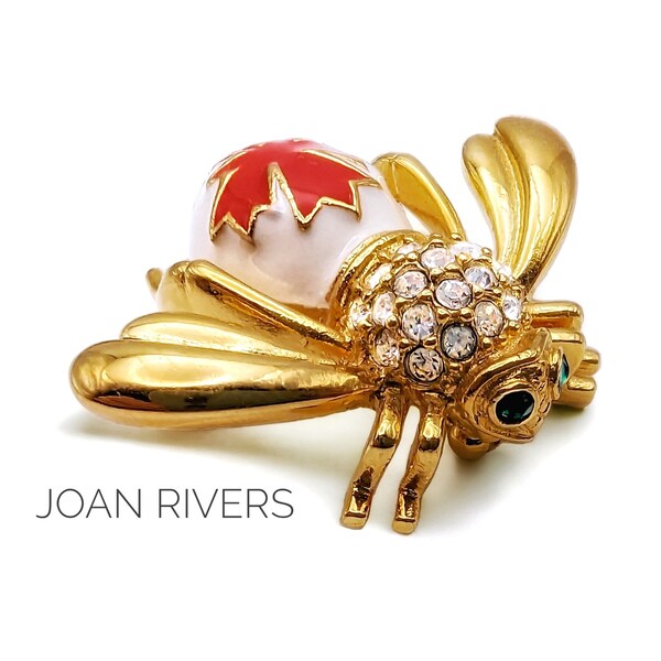 Crystal Joan Rivers Bee Pin - Etsy