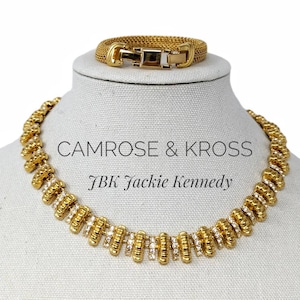 Jackie Kennedy Camrose & Kross JBK Collection Crystal 24K Gold - Etsy