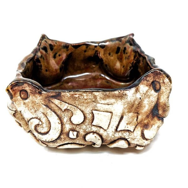 Ceramic Slab Bowl - Etsy