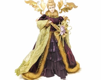 Faux Fur Tree Topper - Etsy