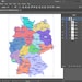Germany Map Vector, Germany States, Editable Germany Map, Germany Map ...