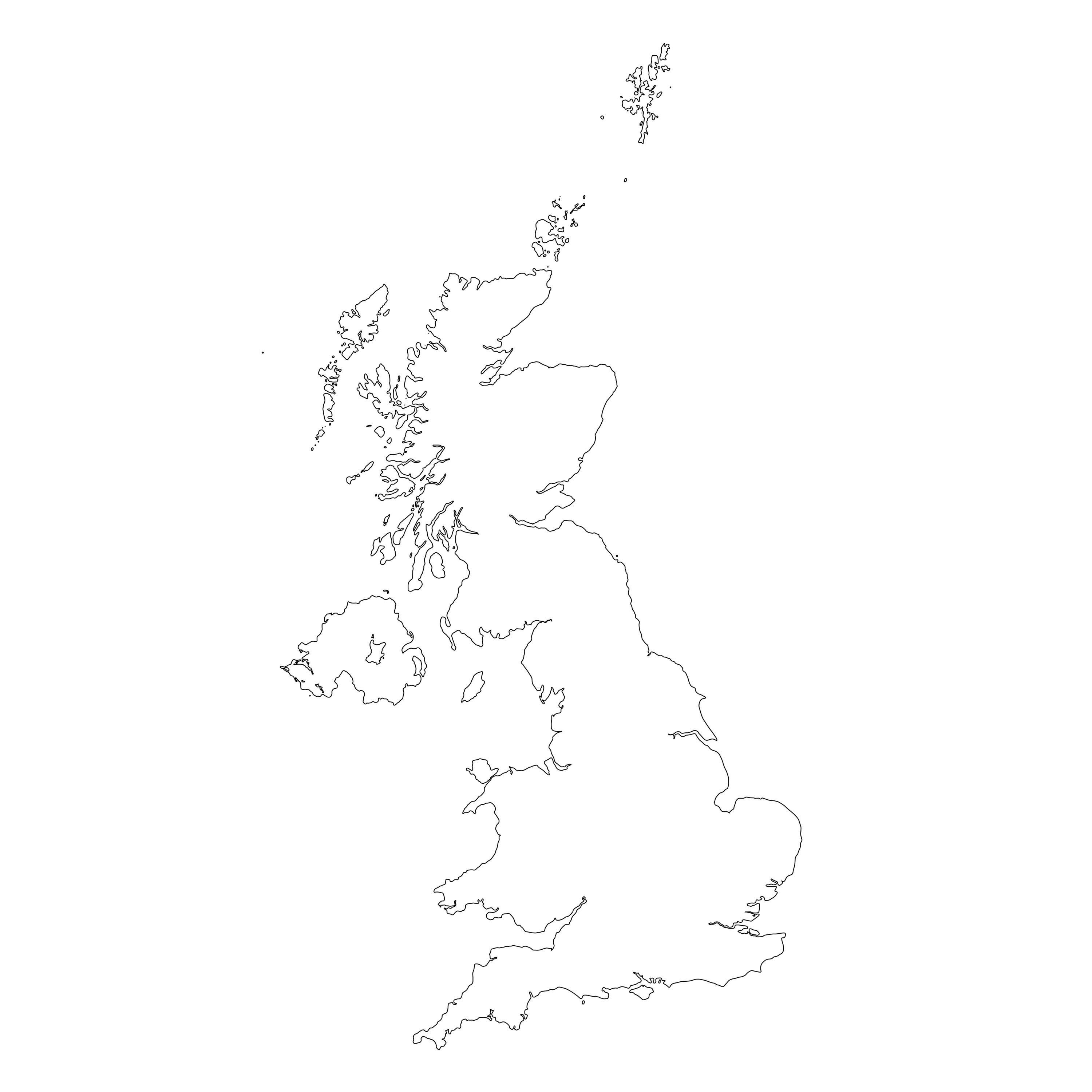 United Kingdom Map Vector, Regions of UK , UK States, Editable Great ...