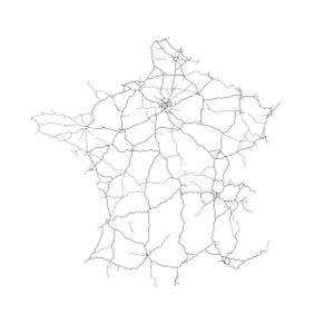 France Map Vector, French Regions & Departments (EPS, PDF, AI) - Etsy