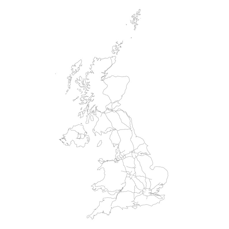 United Kingdom Map Vector, Regions of UK , UK States, Editable Great ...