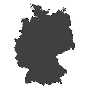 Germany Map Vector, Germany States, Editable Germany Map, Germany Map ...