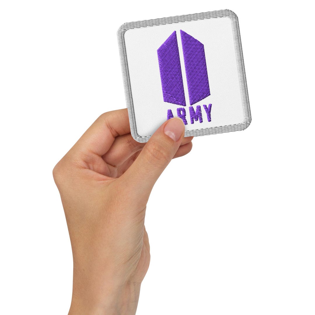 BTS Army Patches – Embroidered BTS Fan Patches for Jackets, Bags ...