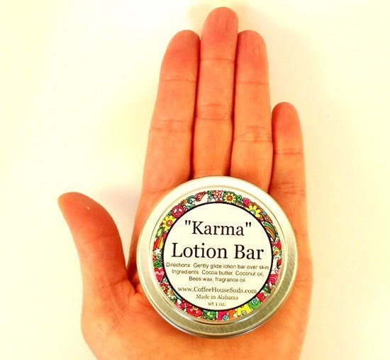 Karma Lotion Bar - Travel Tin - Free Shipping