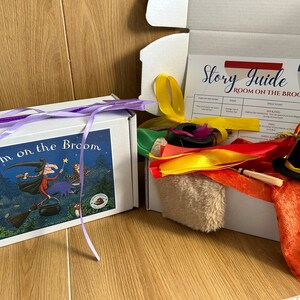 Room on the Broom Sensory Story Box, Children's Story Box, Sensory Box ...