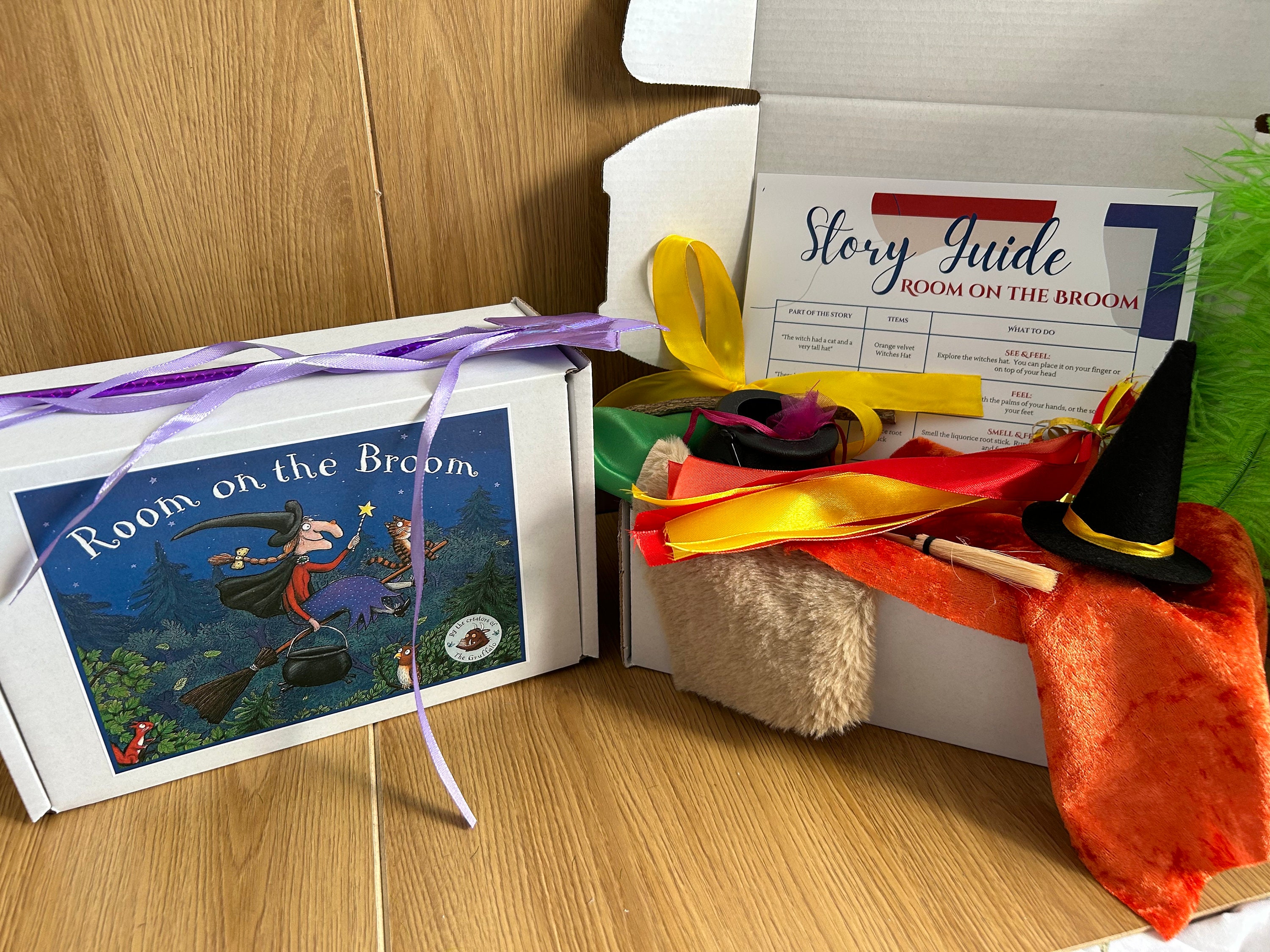Room on the Broom Sensory Story Box, Children's Story Box, Sensory Box ...