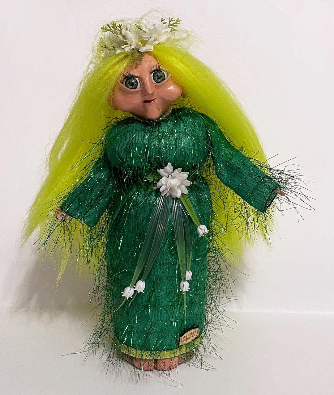 Kitchen Witch Doll, Home Protector Amulet, Halloween Witch Doll ...