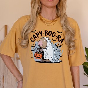 Capyboo-ra Halloween Capybara SVG, Funny Capybara Halloween Ghost PNG ...