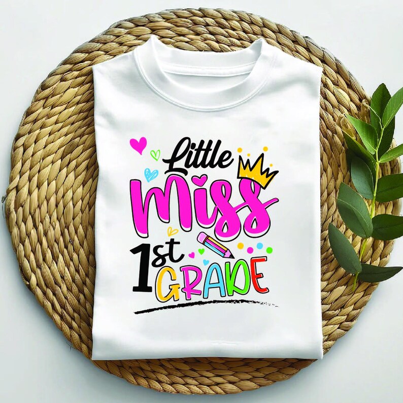 Back to School Svg, Little Miss First Grade Svg, School Teacher 1st ...