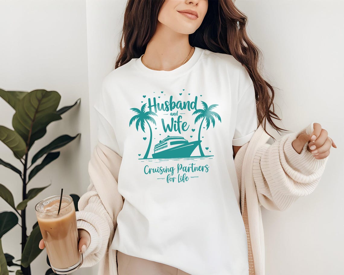 Cruising Couple SVG PNG, Husband and Wife Design, Romantic Clipart for ...