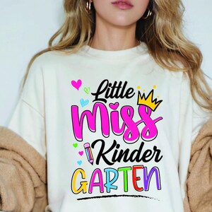 Little Miss Kindergarten Back to School SVG, Kindergarten SVG ...