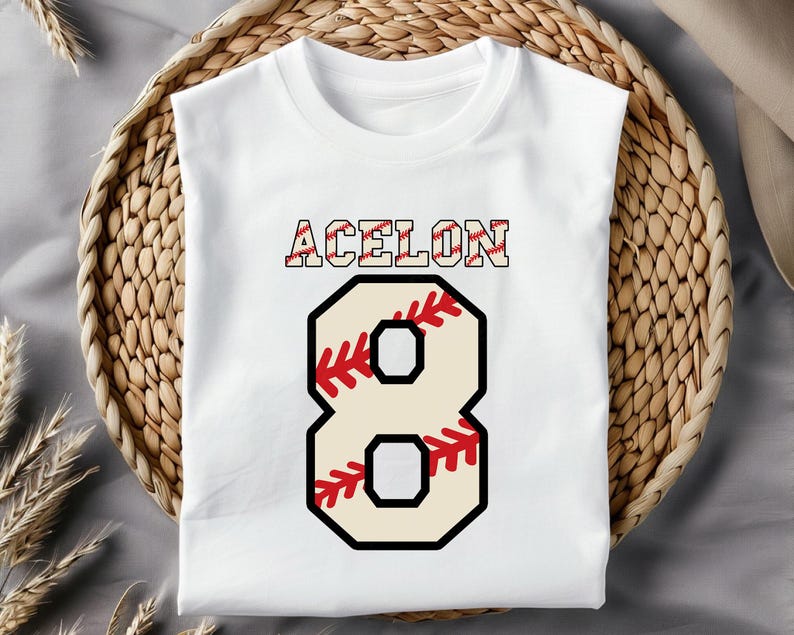 This Baller is Now 8 SVG PNG, Baseball Birthday Design, Acelon 8 SVG ...