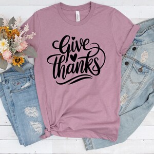 Give Thanks SVG PNG Digital Download, Elegant Script Thanksgiving ...