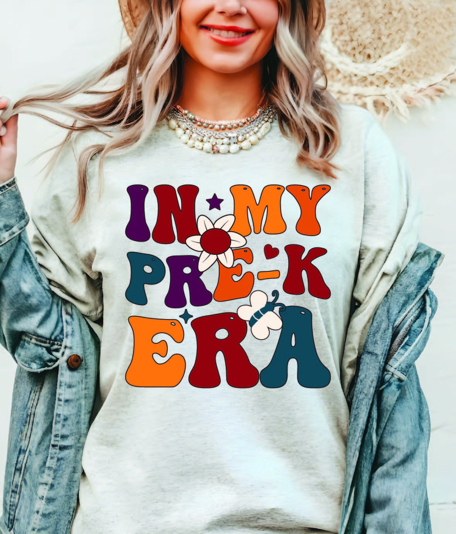 In My Pre-k Era SVG, Back to School PNG, Retro Pre-k Svg, Wavy Svg, in ...