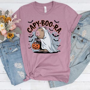 Capyboo-ra Halloween Capybara SVG, Funny Capybara Halloween Ghost PNG ...