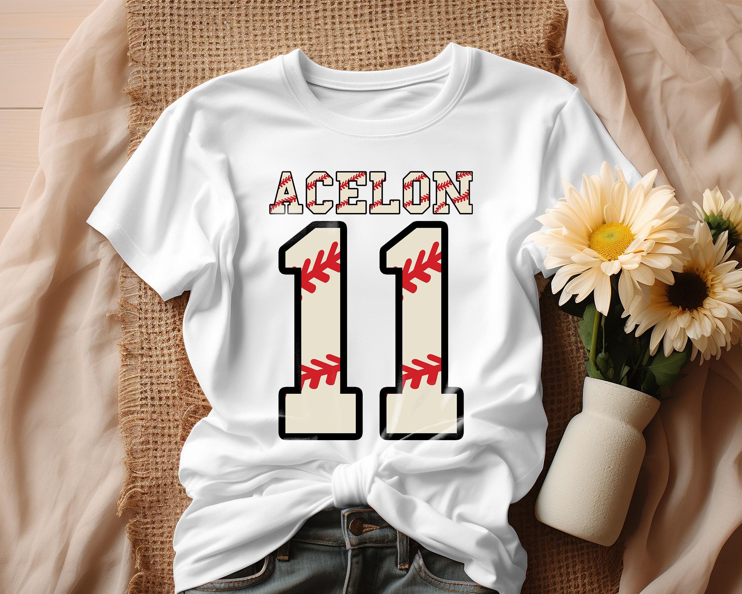 This Baller is Now 11 SVG PNG, Baseball Birthday Design, Acelon 11 SVG ...