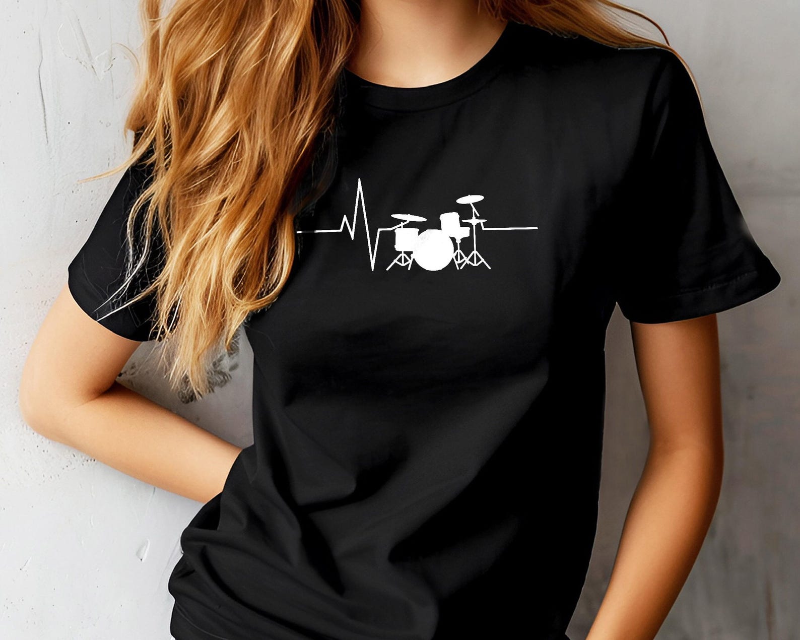 Drummer Heartbeat SVG PNG Digital Download, Drum Kit Music Lover ...