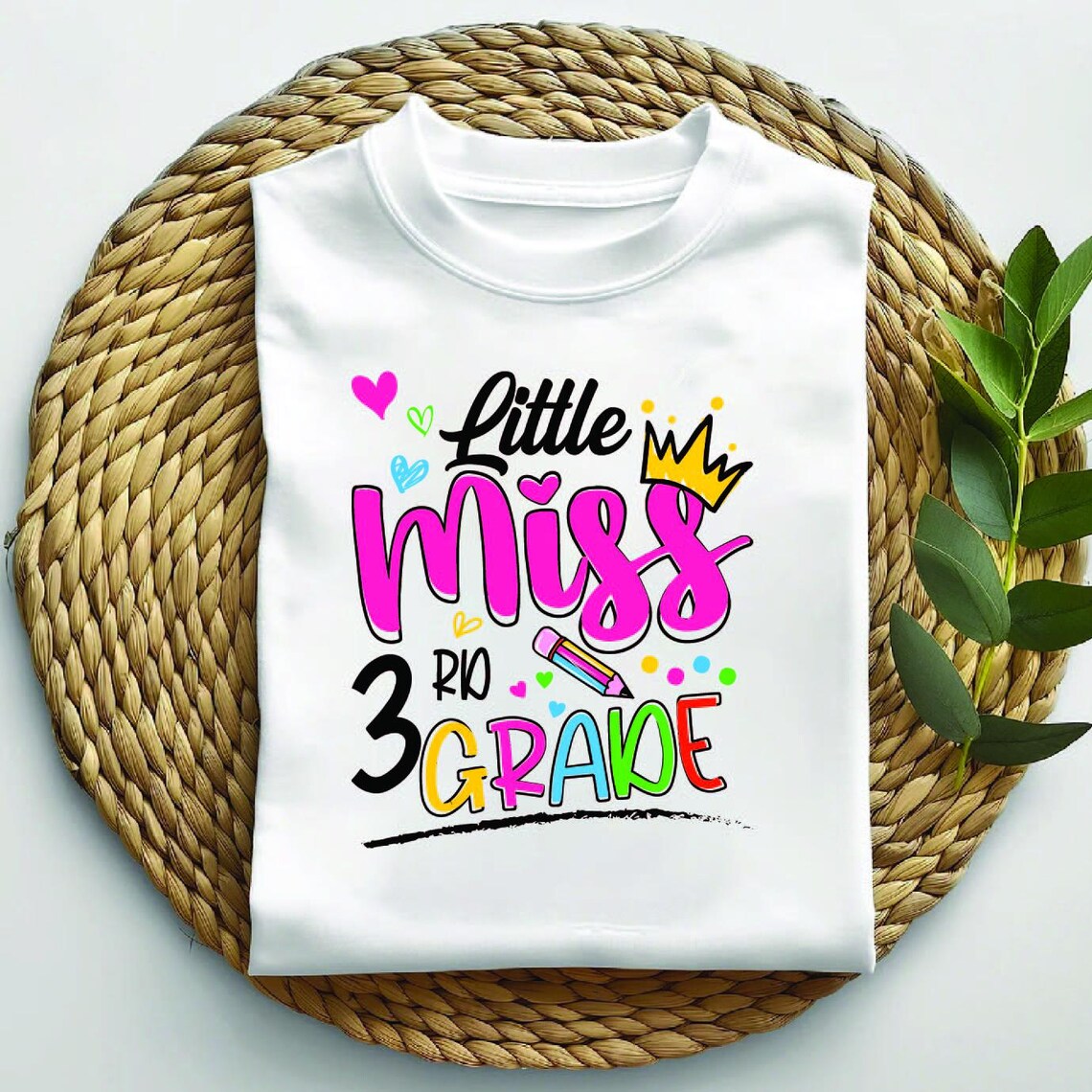 Back to School Svg, Little Miss Third Grade Svg, School Teacher 3rd ...