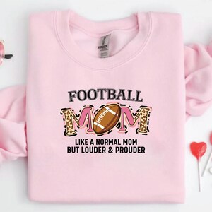 Leopard Pink Football Mom PNG, Pink Leopard Football Mom Clipart ...