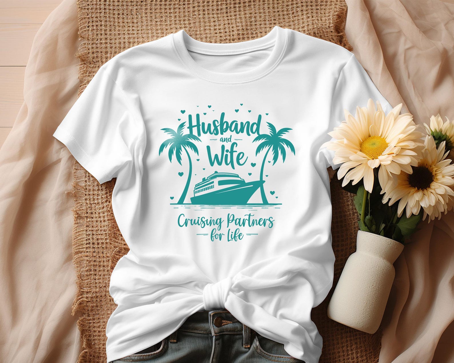 Cruising Couple SVG PNG, Husband and Wife Design, Romantic Clipart for ...