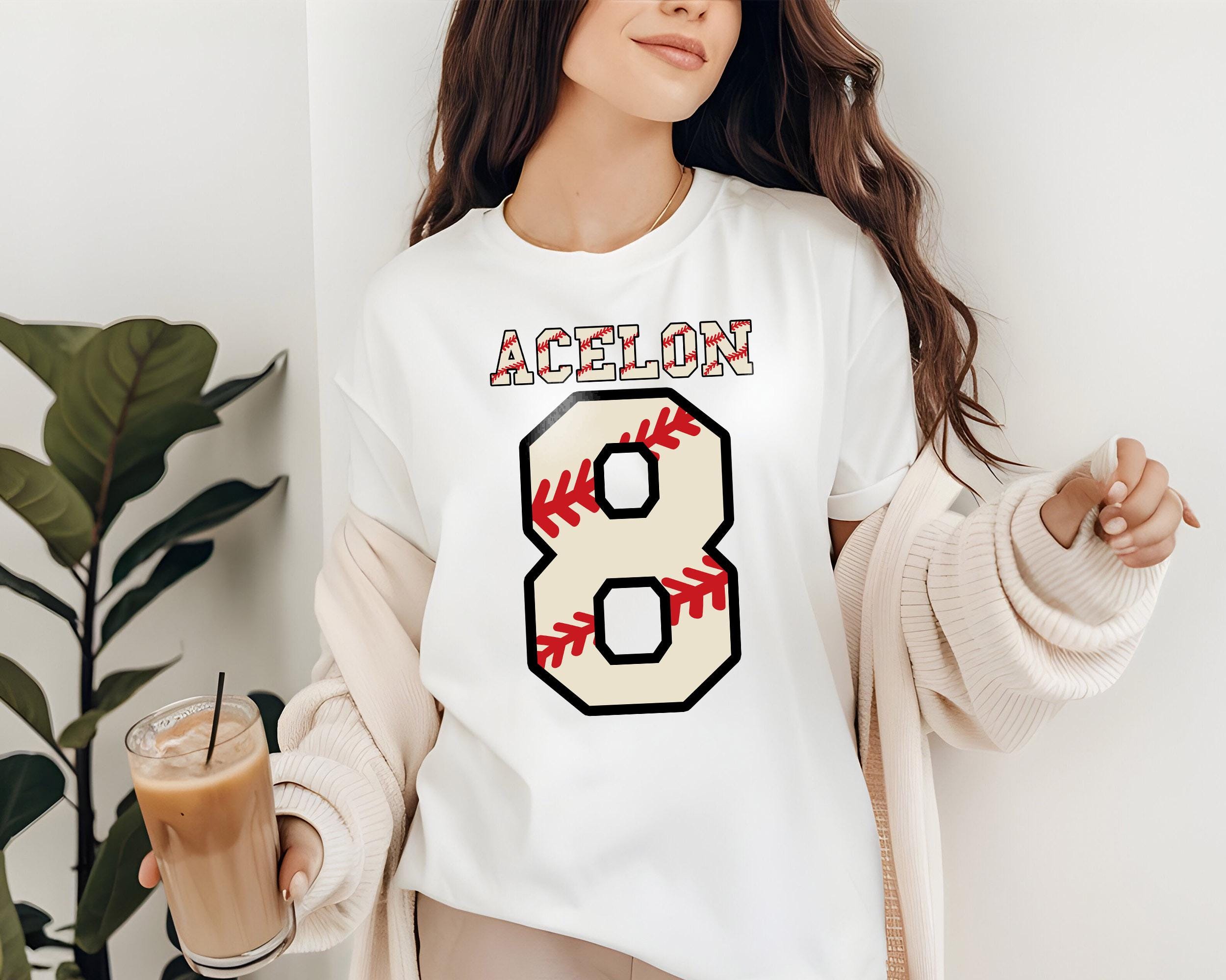 This Baller is Now 8 SVG PNG, Baseball Birthday Design, Acelon 8 SVG ...