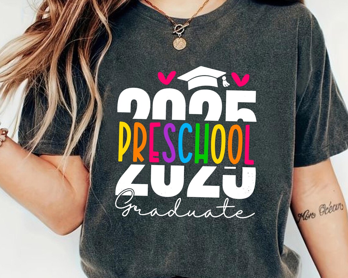 2025 Preschool Graduate SVG PNG, Kindergarten Preschool Svg, Graduation ...