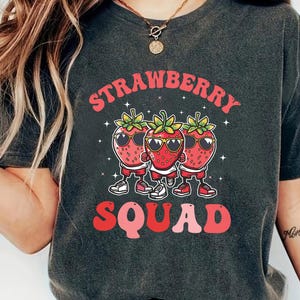 Strawberry Squad SVG PNG, Fun Fruit-themed Design, Cute Clipart for ...