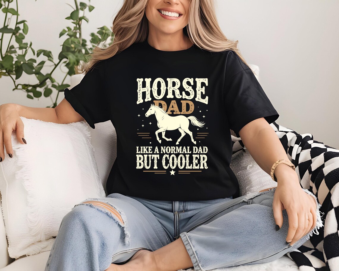 Horse Dad Like a Normal Dad but Cooler SVG PNG, Funny Equestrian Dad ...