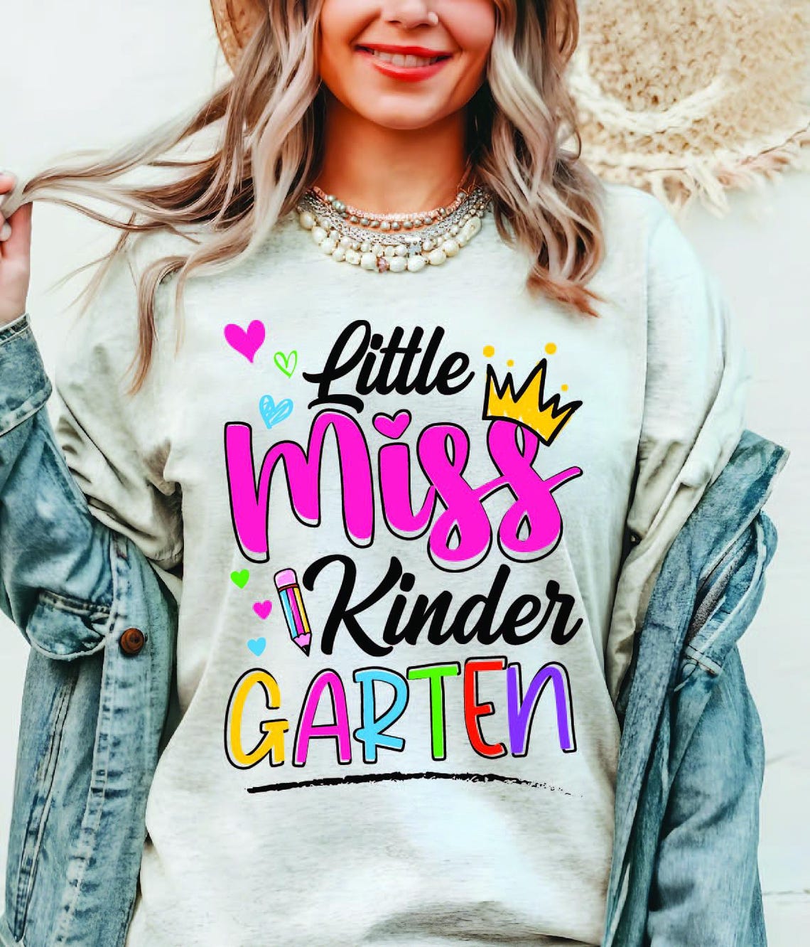 Little Miss Kindergarten Back to School SVG, Kindergarten SVG ...