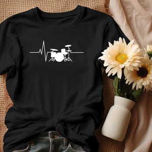 Drummer Heartbeat SVG PNG Digital Download, Drum Kit Music Lover ...