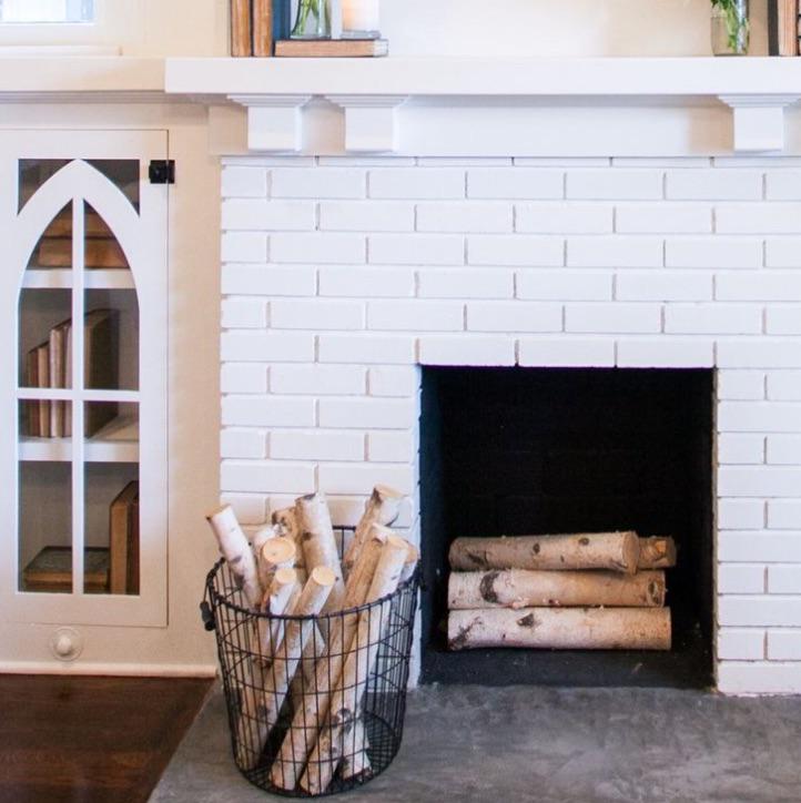 White Birch Log Bundle 5pc Bundle Rustic Decor, Fireplace Decor Logs - Etsy