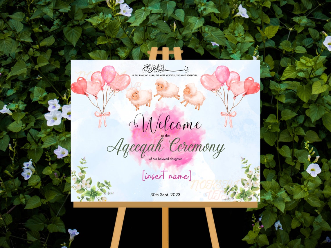 Aqeeqah Ceremony/ Baby Ceremony - Etsy