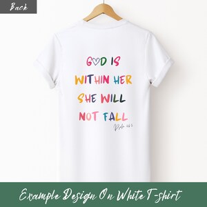 Aesthetic Christian Tshirt Design PNG, Faith Shirt Sublimation ...