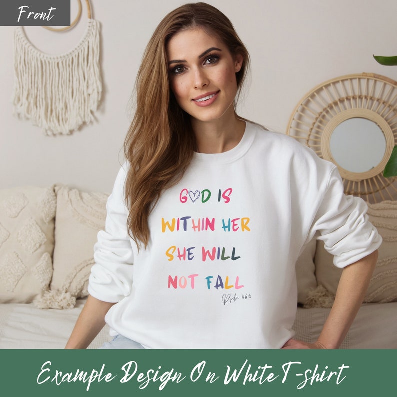 Aesthetic Christian Tshirt Design PNG, Faith Shirt Sublimation ...