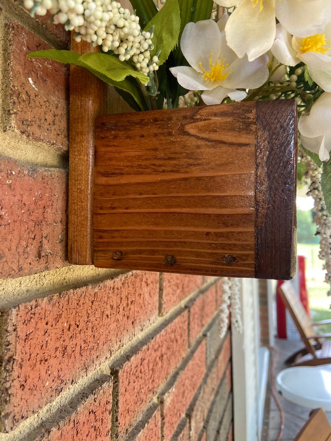 Address Sign Planter Box, House Address Sign With Planter Box, Hanging ...