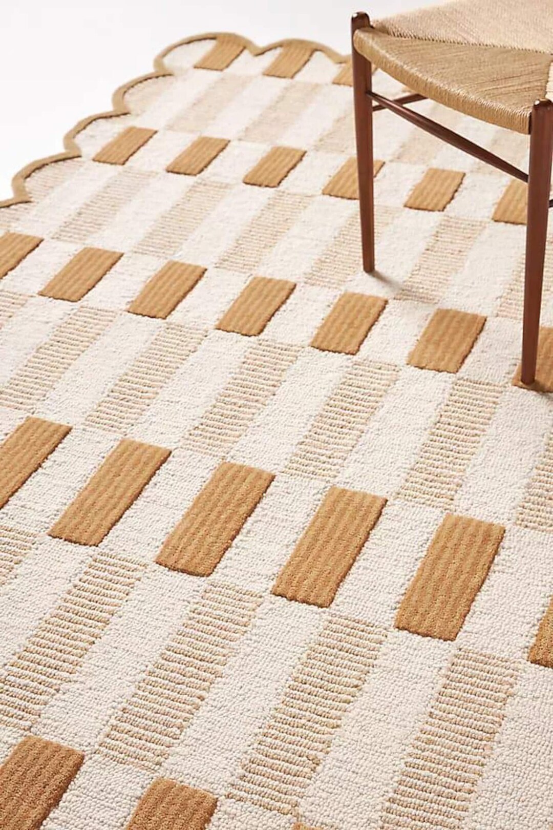 Matilda Hand Tufted Wool Area Rug Designer Borders 100% Woolen Handmade ...