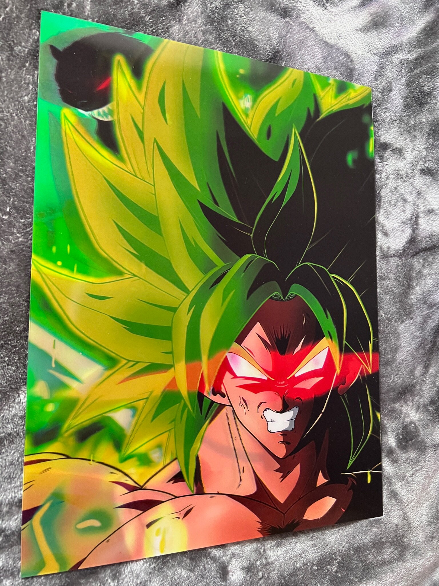 Broly-3d Lenticular Effect Anime Dragon Ball Z Poster, 2 Image Change ...