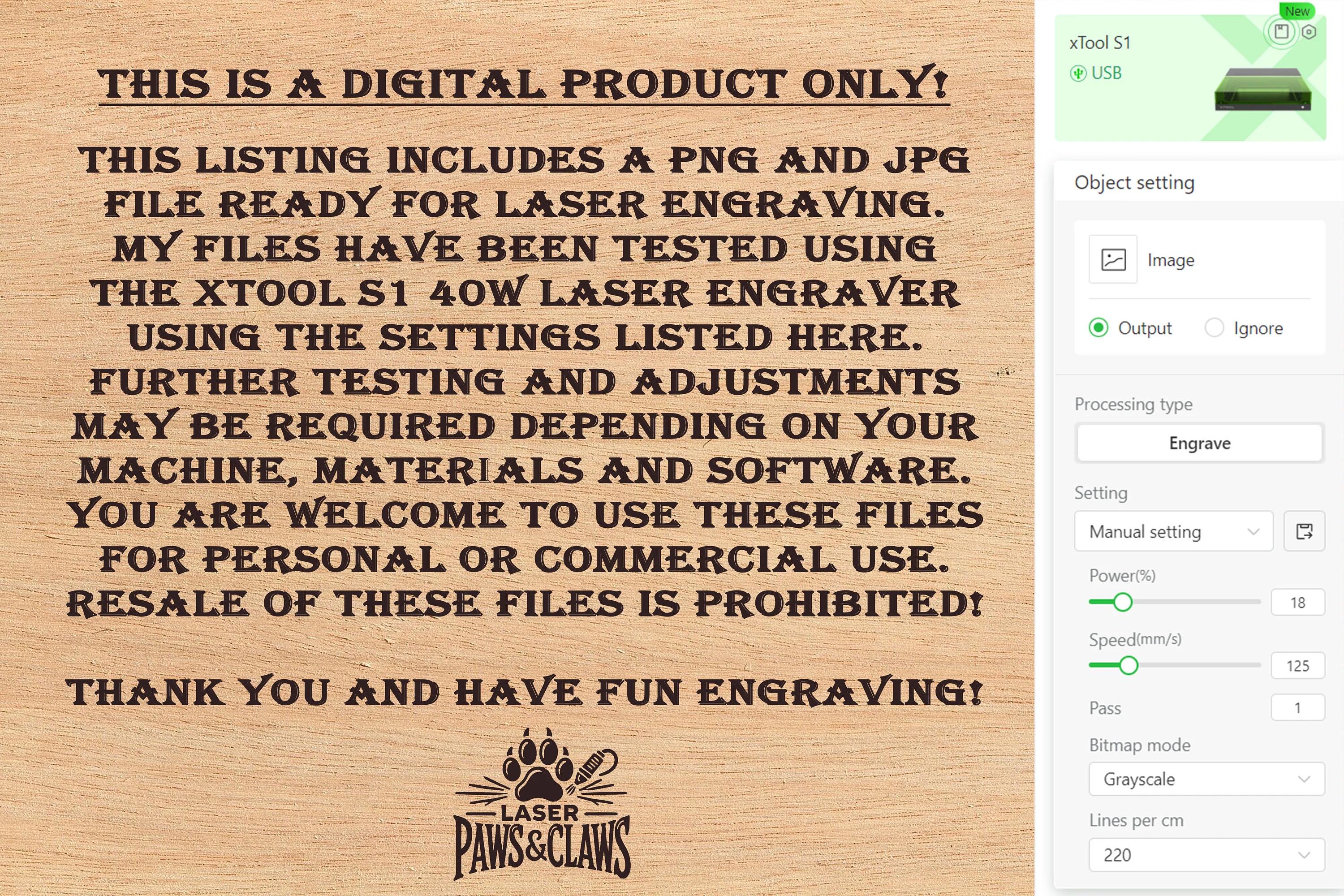 Bison Buffalo Laser Burn PNG 3D Illusion Engrave Laser Ready Digital ...