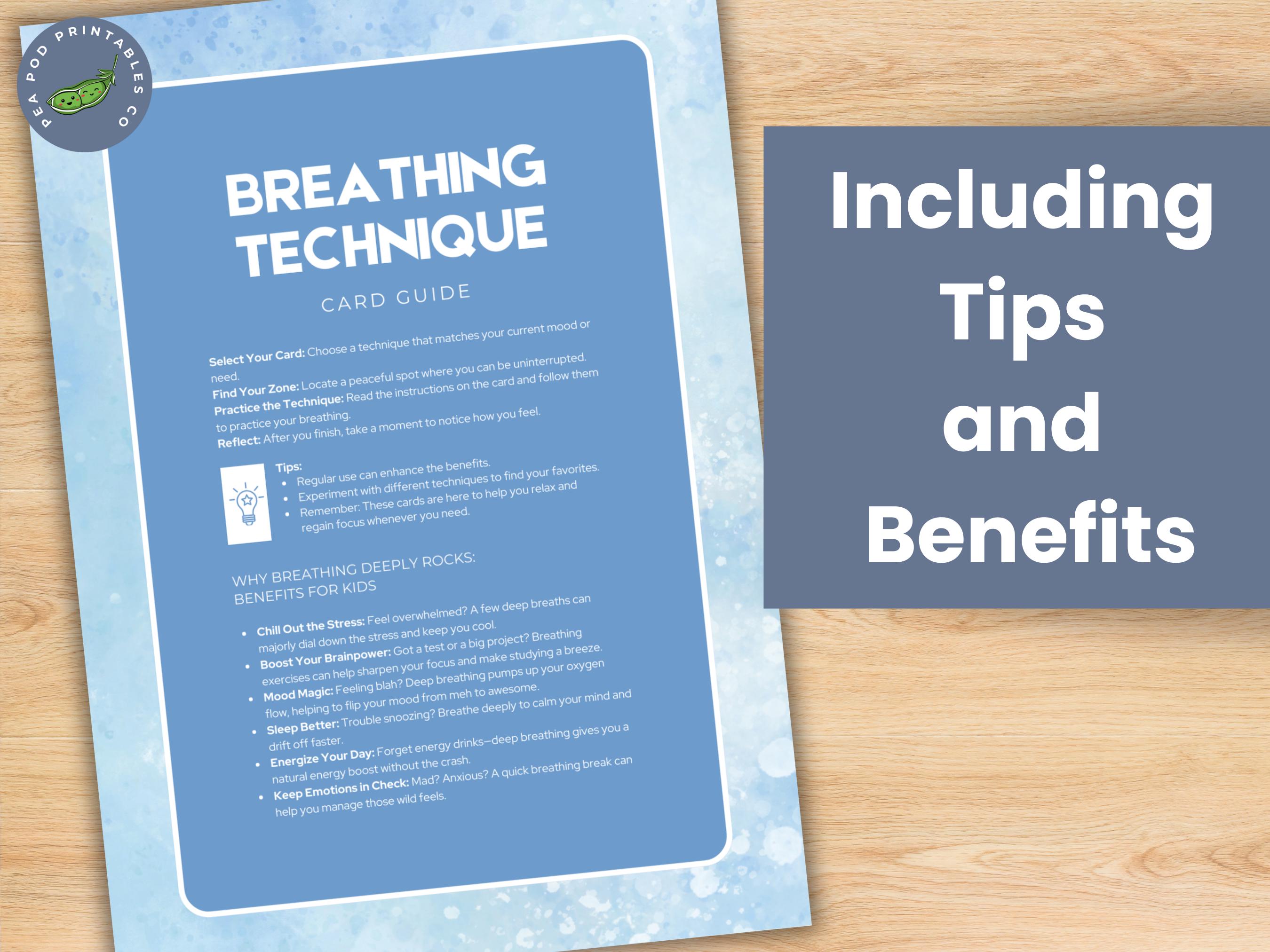 Mindful Breathing Cards for Kids: Calm and Focus | Kids and Teens ...