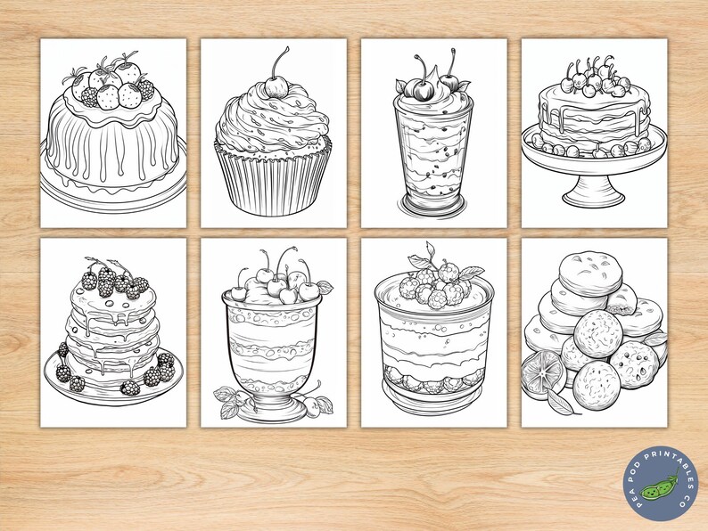25 Sweets & Lollies Colouring Pages | Calming and Relaxing for Adults ...