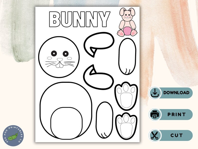 Cut and Paste Animal Worksheets | Easy Printables | Making Animals ...