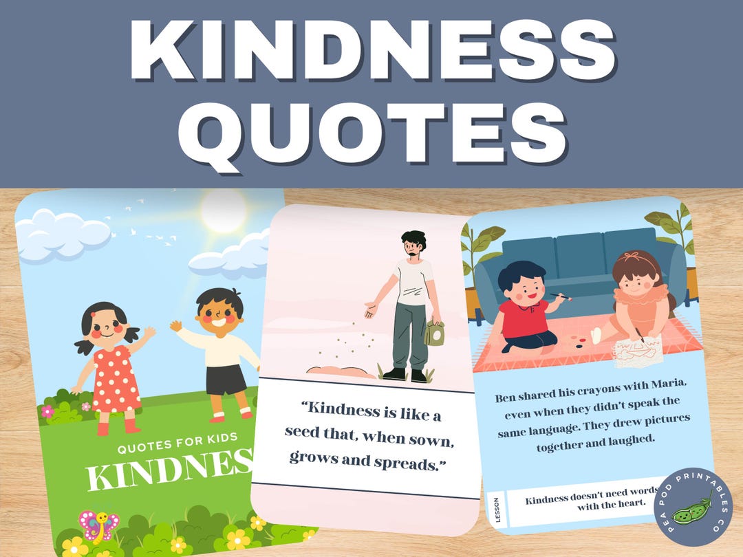 20 Kindness Posters for Kids | Printable Classroom Decor | Encouraging ...