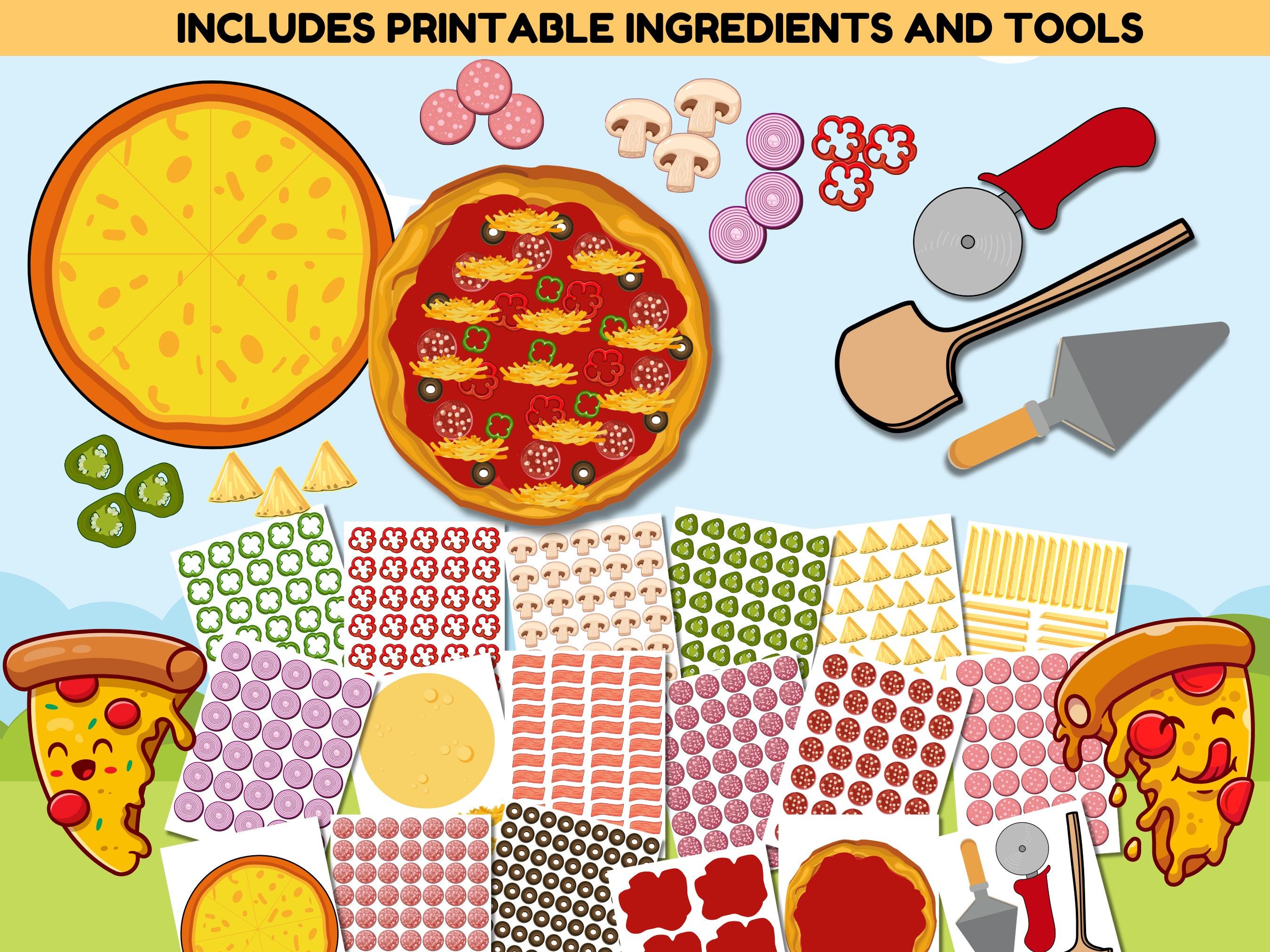 Pizza Shop Dramatic Play | Pretend Play | Printable Play Set for Pre ...