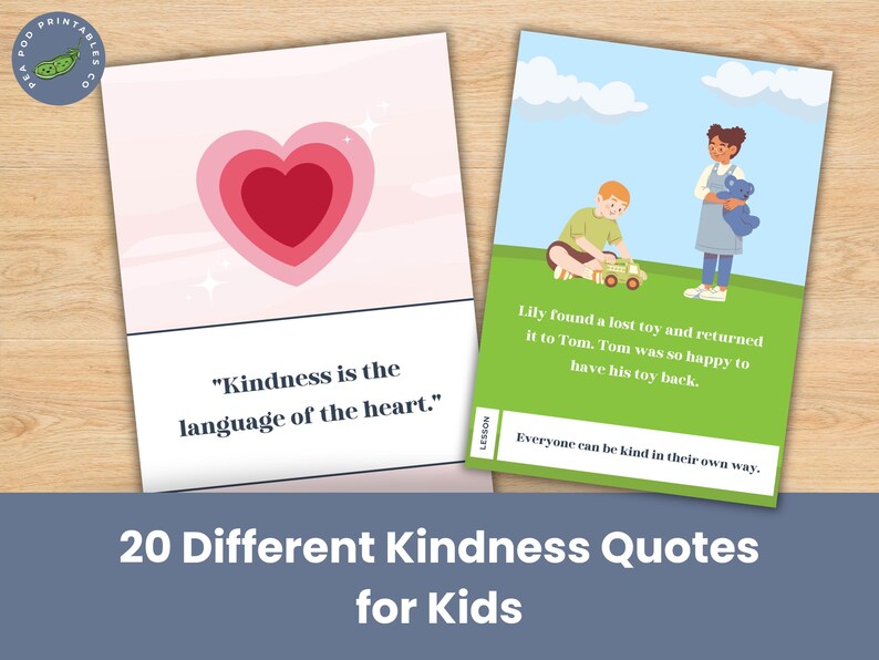 20 Kindness Posters for Kids | Printable Classroom Decor | Encouraging ...