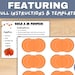 Printable 3D Pumpkin Template – DIY Halloween Craft for Kids & Adults ...